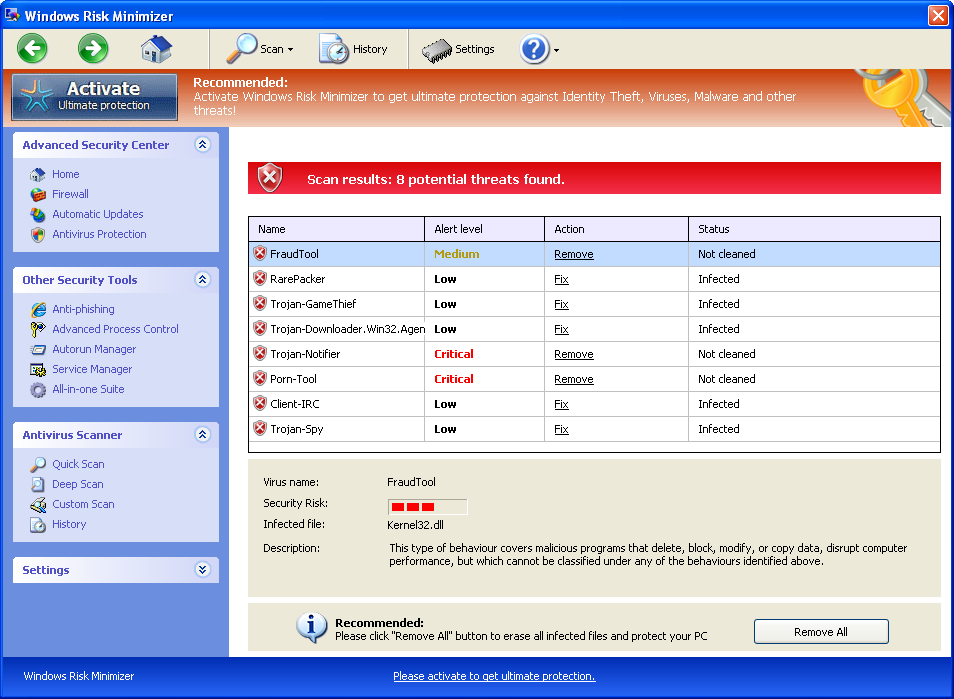 Remove Windows Risk Minimizer (Uninstall Guide)