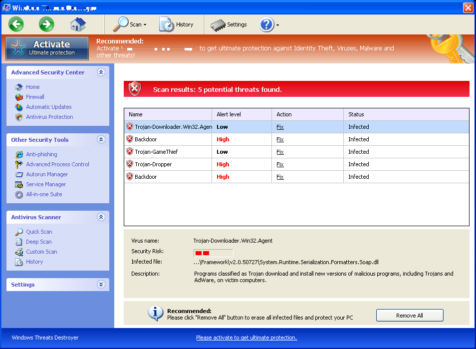 Remove Windows Attacks Preventor (Uninstall Guide)