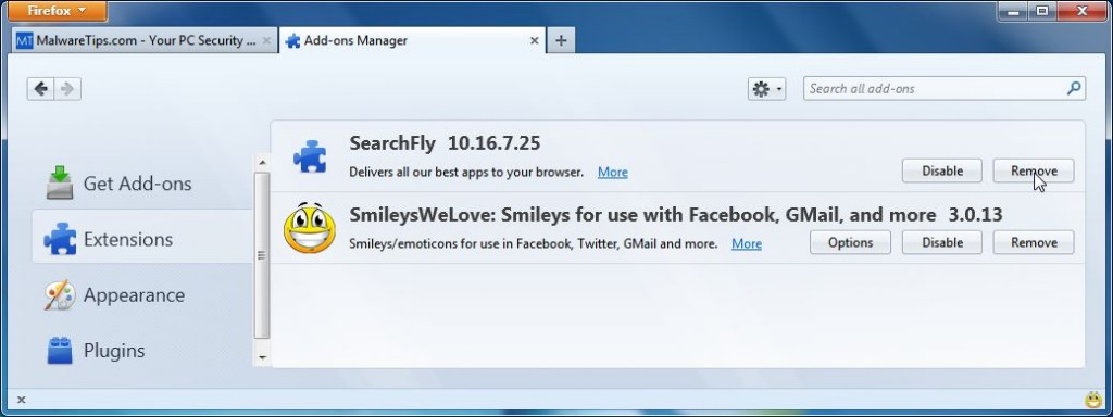 How To Easily Remove "Smileys We Love" Toolbar (Removal Guide)