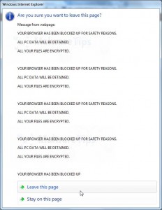 Remove "Your Browser Has Been Blocked Up" Virus From Windows PC