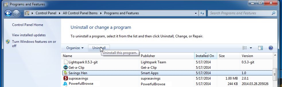 Remove Powerful Browse Adware (Virus Removal Guide)