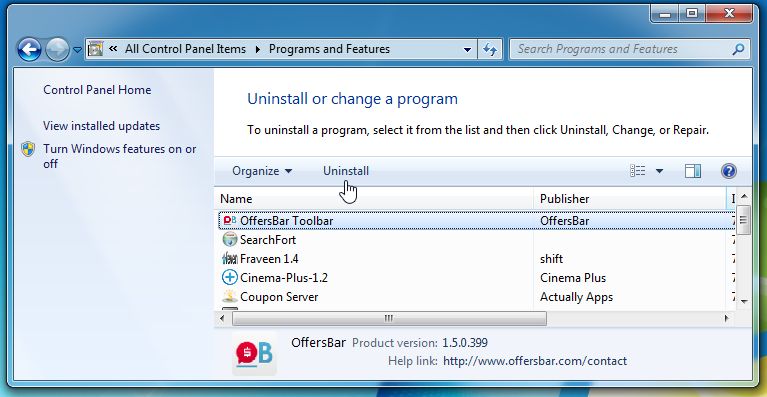 How To Remove OffersBar Toolbar (Uninstall Guide)