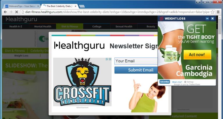 Remove Diet-fitness.healthguru.com Ads (Removal Guide)