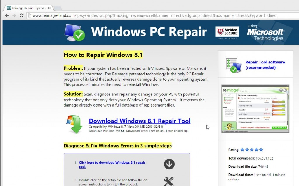 How To Remove Reimage Repair Pop-up Ads (Virus Removal Guide)