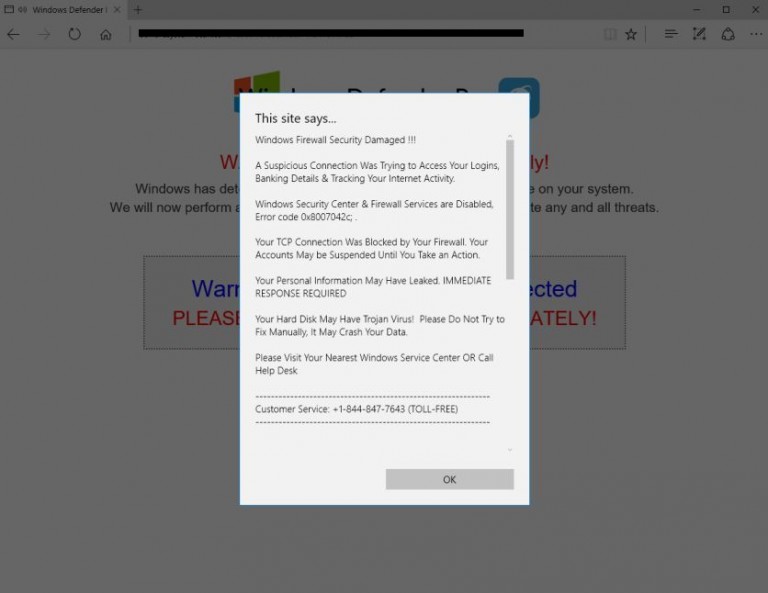 Remove "Windows Firewall Security Damaged" Adware (Microsoft Scam)