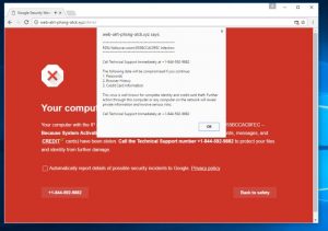 Remove "Hard Drive Is Not Accepted" Fake Alerts (Microsoft Scam)