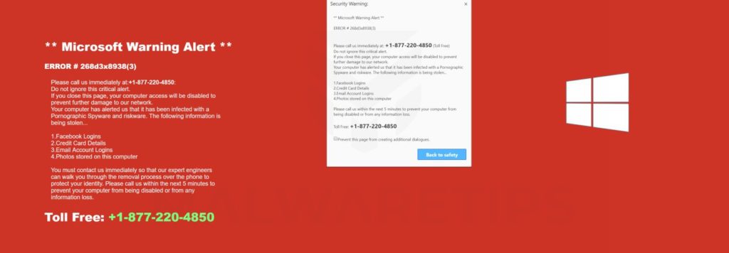 How To Remove Microsoft Warning Alert Pop-up Virus