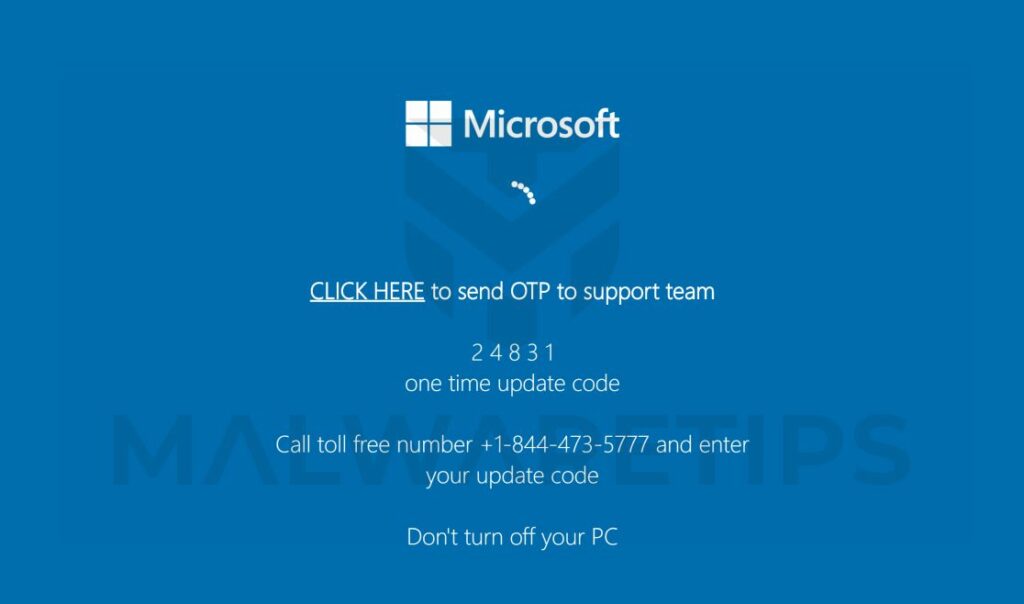 How To Remove "Send OTP To Support Team" Pop-ups (Microsoft Scam)