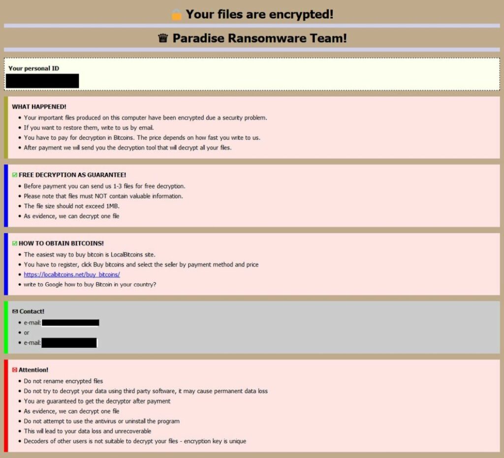 Remove Alexbanan@tuta.io CORP Ransomware (Virus Removal Guide)
