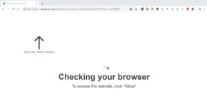 The "Checking Your Browser. To Access The Website, Click Allow" Scam