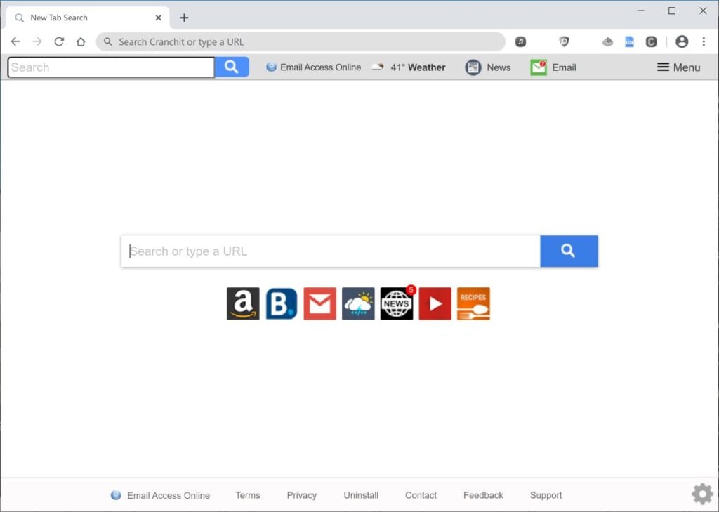 Remove Email Access Online Redirect (Virus Removal Guide)