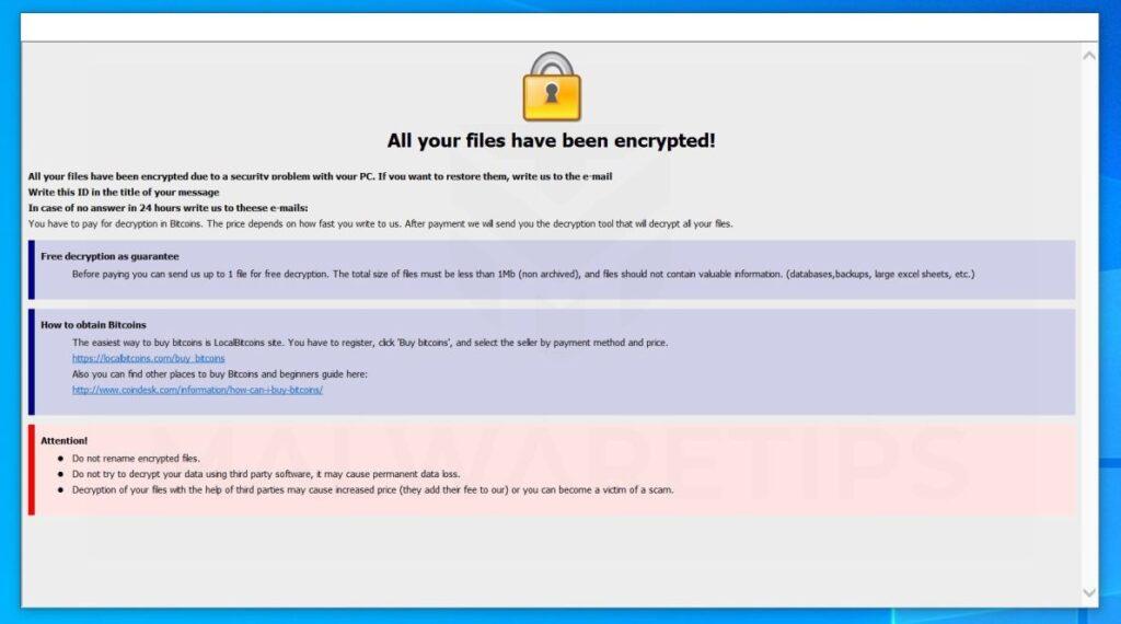 Remove SSS Ransomware (Virus Removal Guide)