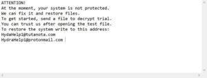 How To Remove HYDRA Ransomware (Virus Removal Guide)