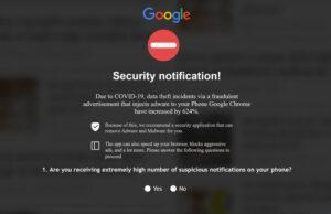 Remove "Google Security Notification" Pop-up Scam (Removal Guide)