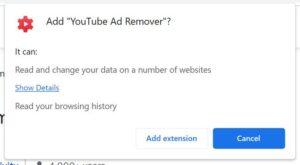 Remove YouTube Ad Remover Browser Extension (Virus Removal Guide)