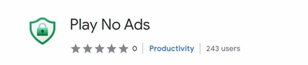 Remove Play No Ads Browser Extension (Virus Removal Guide)
