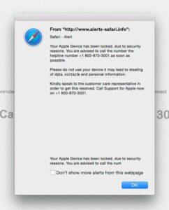 How To Remove "Apple Defender Security Center" Fake Alerts