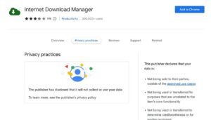 Remove Fake Internet Download Manager Extension Virus