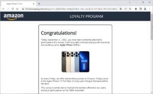 Remove "Amazon Loyalty Program" Ads (Virus Removal Guide)
