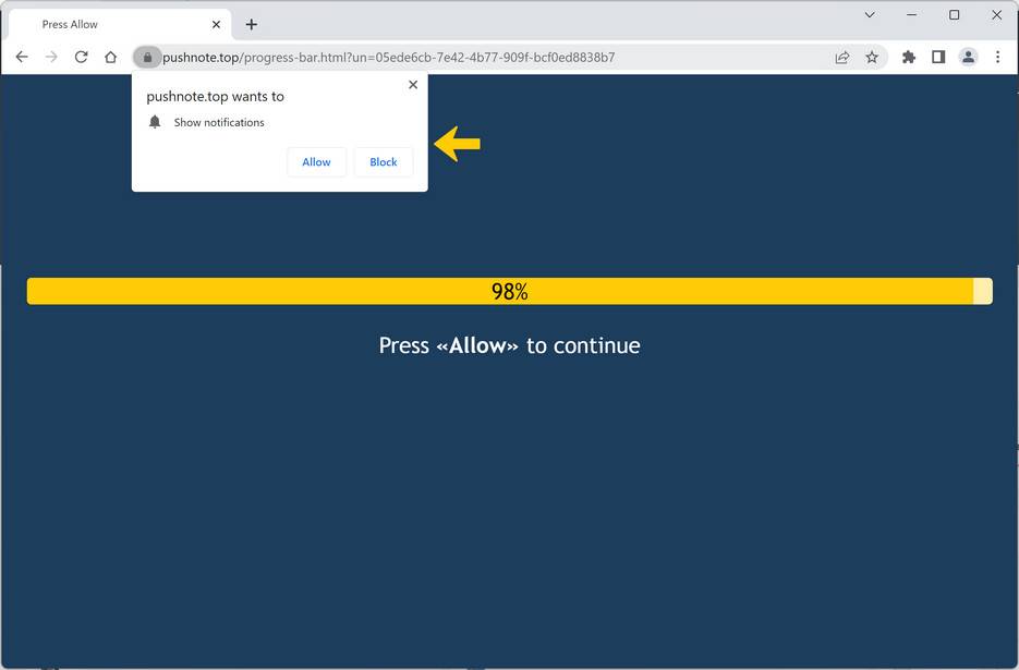 Remove Pushnote.top Pop-up Ads (Virus Removal Guide)