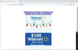 How To Remove Fake "Walmart Gift Card" Survey Scam