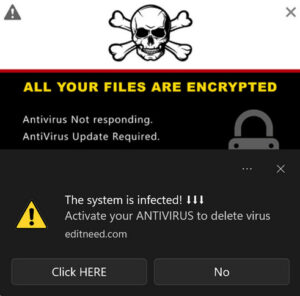 Remove "Activate Your Antivirus To Delete Virus" Pop-up Scam