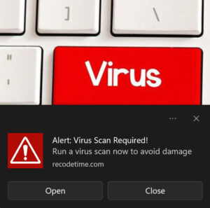 How To Remove "Alert Virus Scan Required" Pop-up Scam