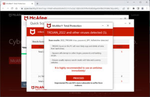Don't Fall For The McAfee "Your PC Is Infected" Pop-up Scam