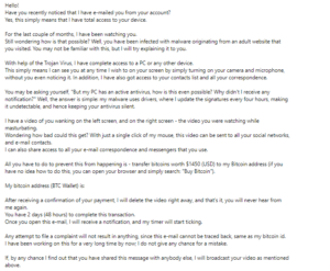 “Professional Hacker” Email Scam Threatens To Expose Fake Videos Of You