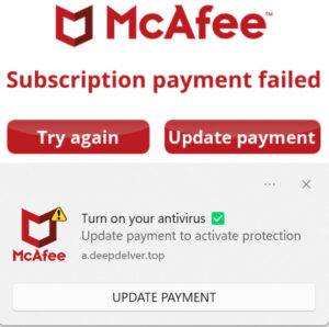 Beware Of The FAKE McAfee Virus Detected Pop-up Scam