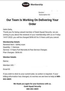 Geek Squad Membership Renewal Scam: How It Works!