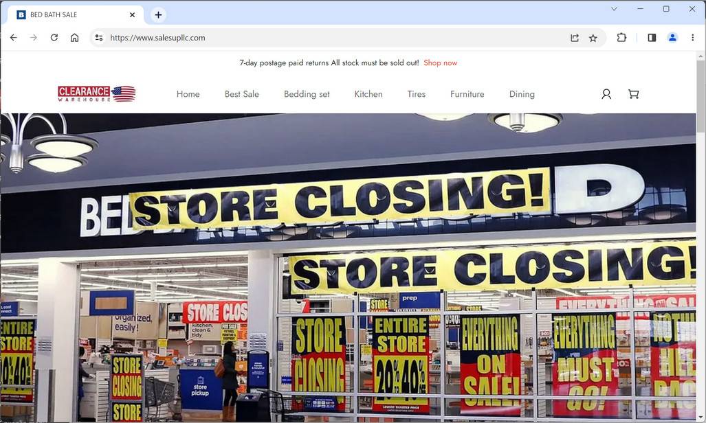 'Bed Bath Warehouse' Scam Sites: What You Need To Know!