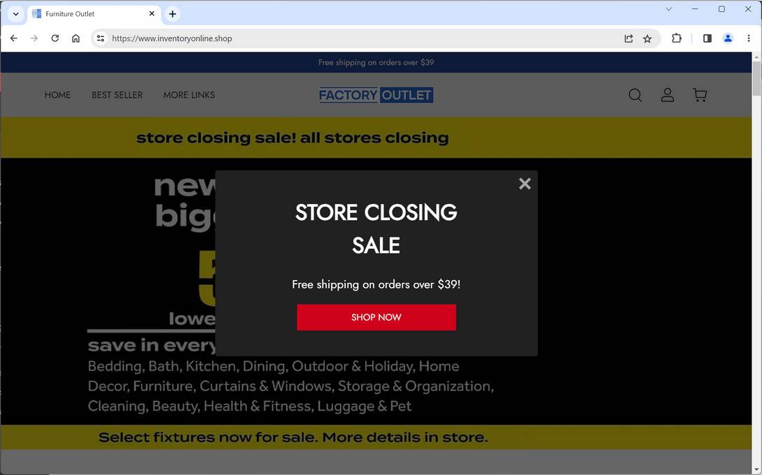 Warning: Steer Clear Of Inventoryonline.shop Scam Site