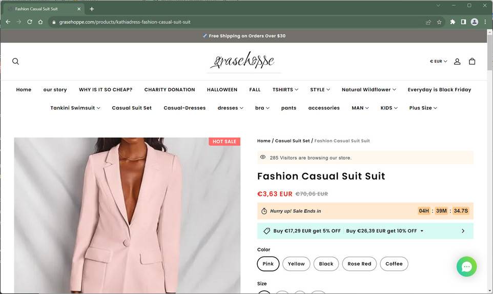 Grasehoppe.com Ripoff Risks: Identifying This Fake Store