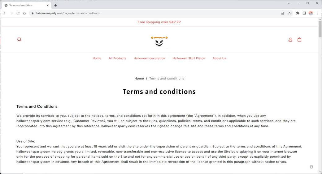 Think Twice Before Using Halloweensparty.com - Scam Risks