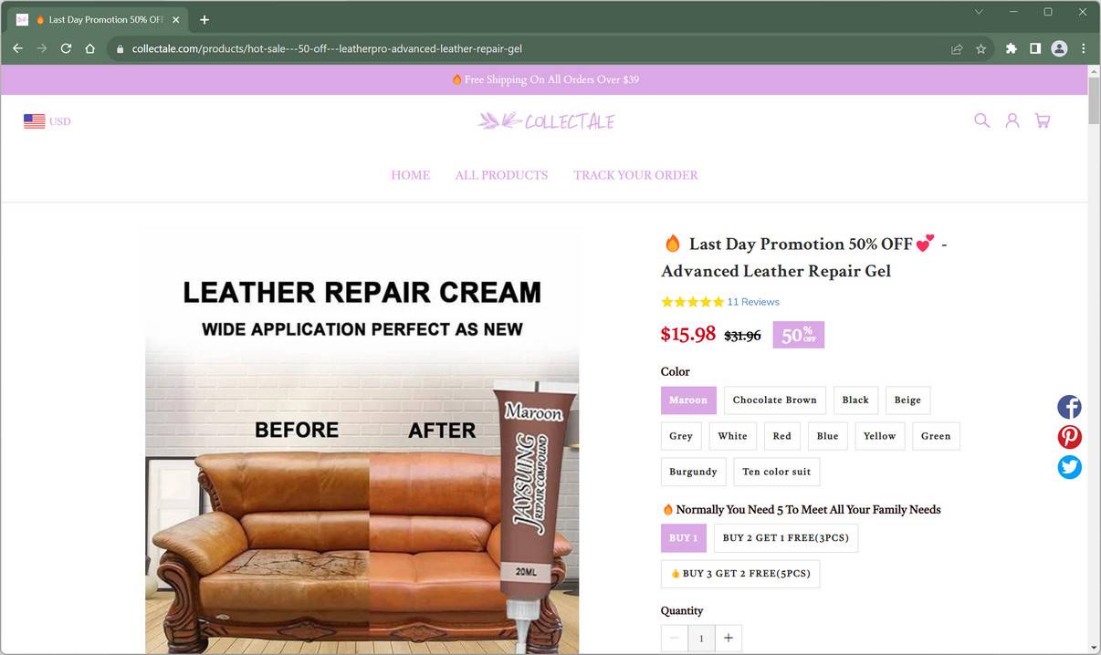 Collectale.com Review: Don't Fall For This Retail Scam