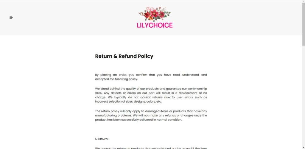 Lilychoice.com Scam: Red Flags Of This High Risk Website