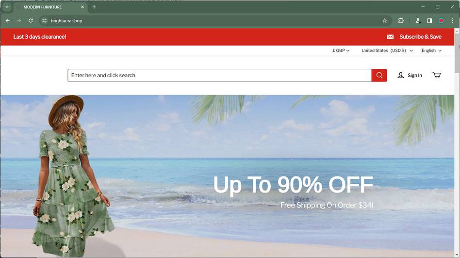 Investigating Brightaura.Shop: A Safe Store Or Total Scam?