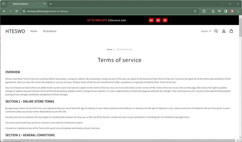 Buruoy.online Called Out: Don't Fall For This Retail Scam