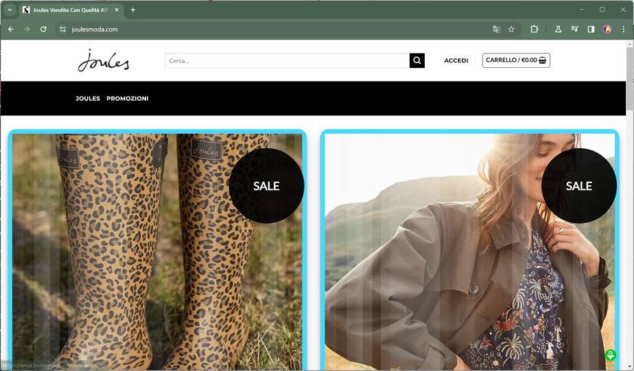 Joulesmoda.com Scam Store: A Fake Joules Website