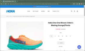 HokaRunningOnlineStore.com Scam: A Fake HOKA Website