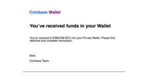 Beware The Coinbase Wallet "You've Received Funds" Scam Stealing Crypto