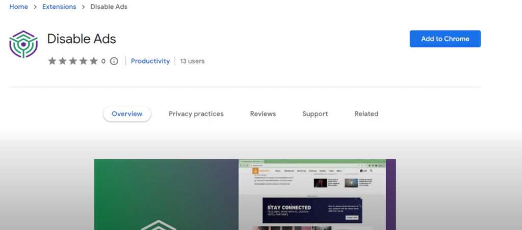 Remove "Disable Ads" Extension [Virus Removal Guide]