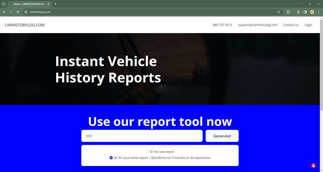 Uncovering The CarHistoryLog.com Car History Report Scam