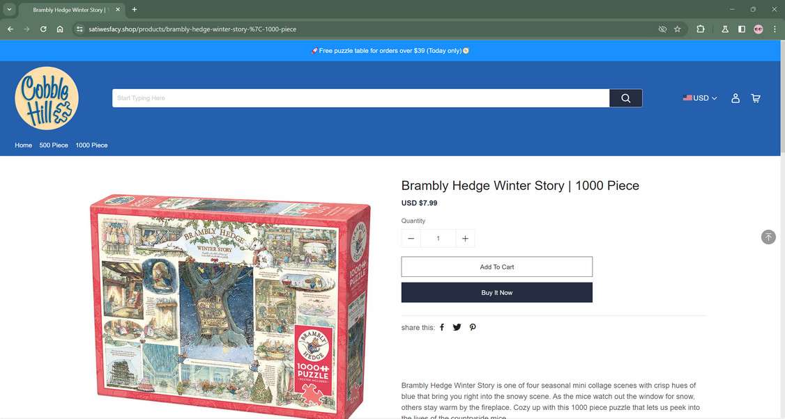 Beware Fake Cobble Hill Puzzle Clearance Sales Scamming Shoppers