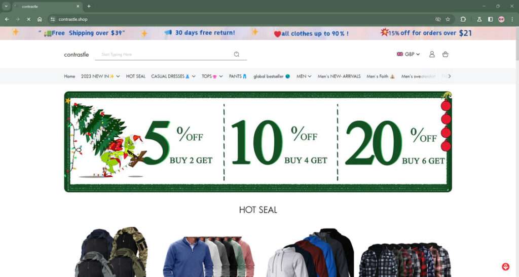 Contrastle.shop Scam Store - Complete Ripoff Alert