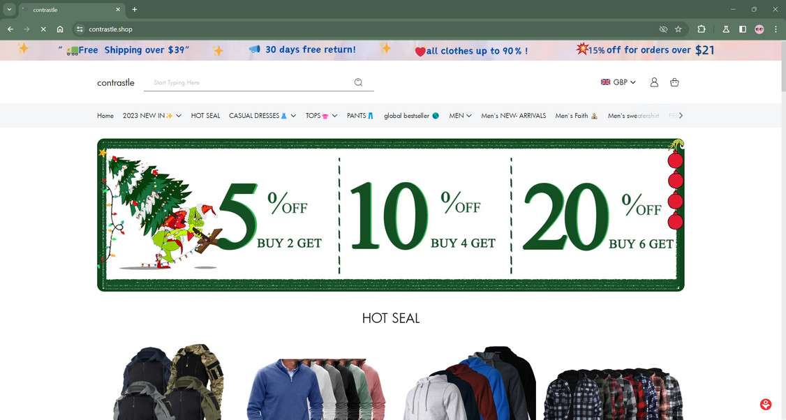 Contrastle.shop Scam Store - Complete Ripoff Alert