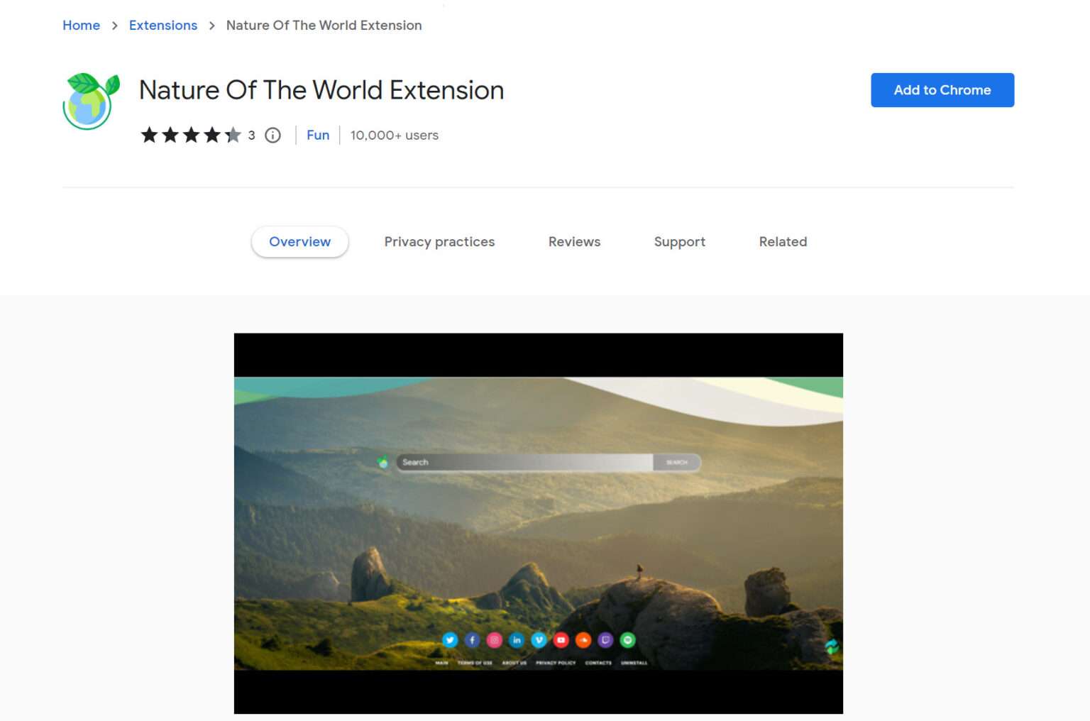 Remove Nature Of The World Extension Browser Hijacker