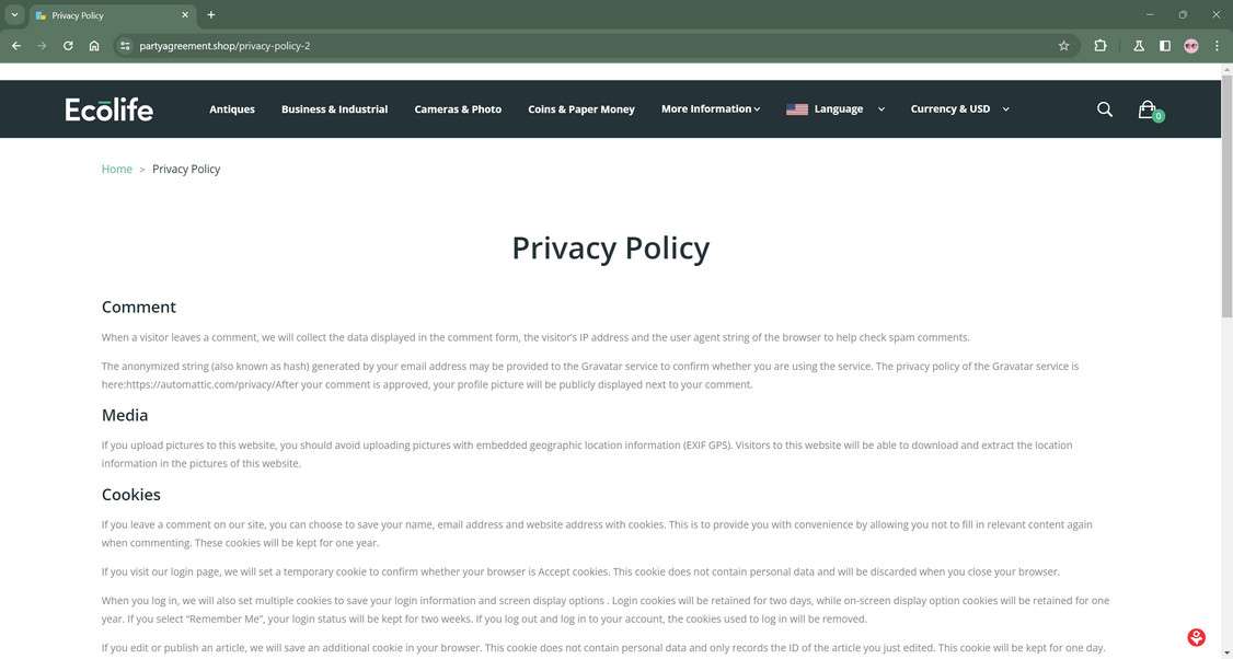 Partyagreement.shop Scam Store: What You Need To Know
