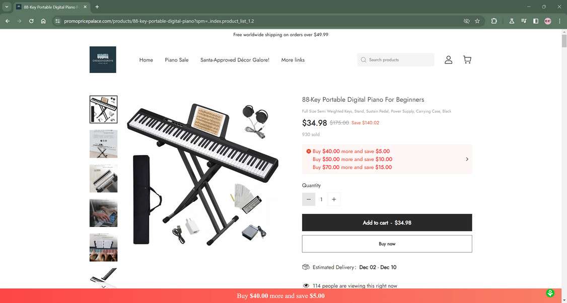 Avoid Promopricepalace.com Scam Risk - Fake Shop Alert